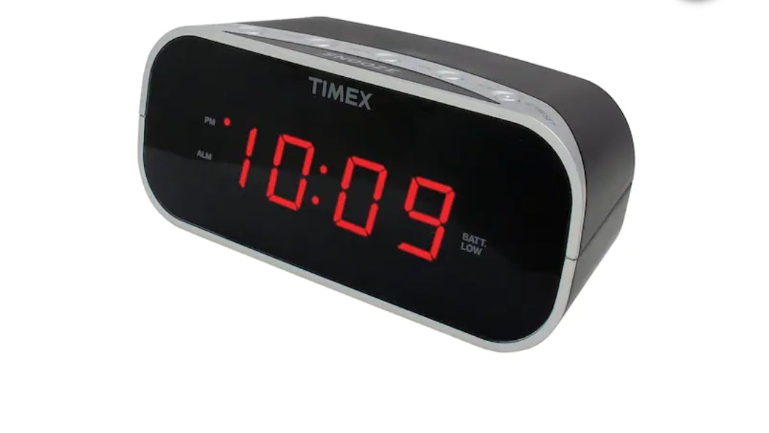 Timex - Alarm Clock With 0.7" Red Display